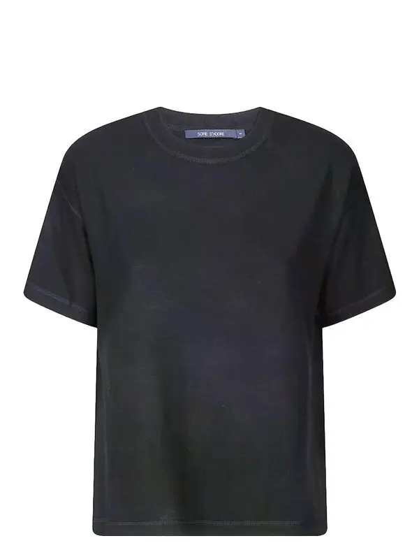 Sofie D'hoore Short-sleeved Wool T-shirt - Black