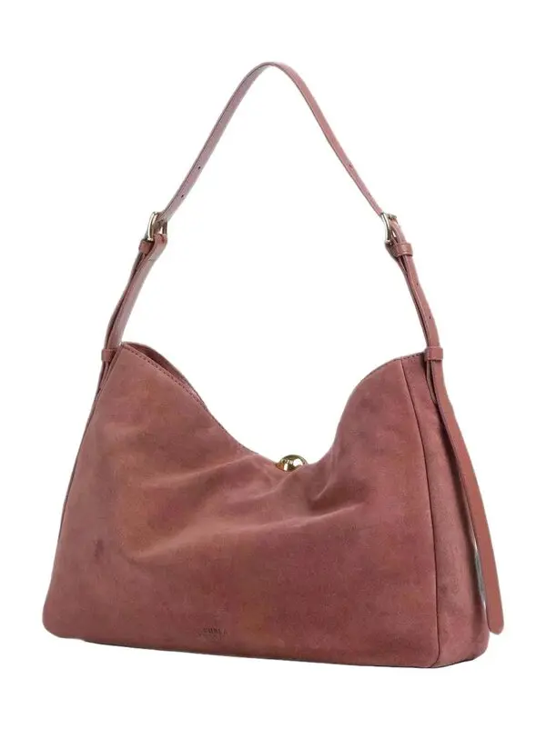 Furla Fringe-trimmed Leather Shoulder Bag - Brown