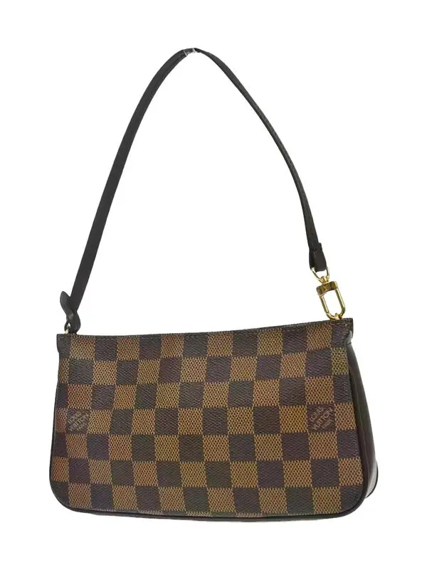 LOUIS VUITTON Damier Ebène Navona Handbag - Brown