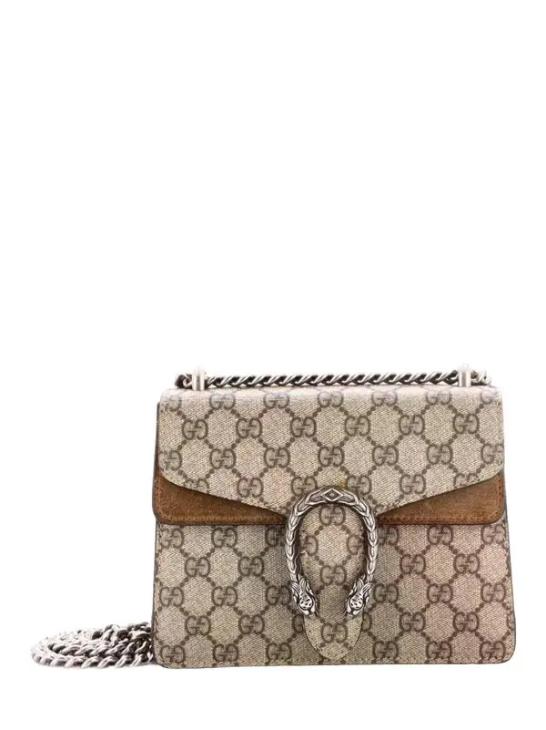 Gucci Dionysus Gg Coated Canvas Mini Shoulder Bag - Brown