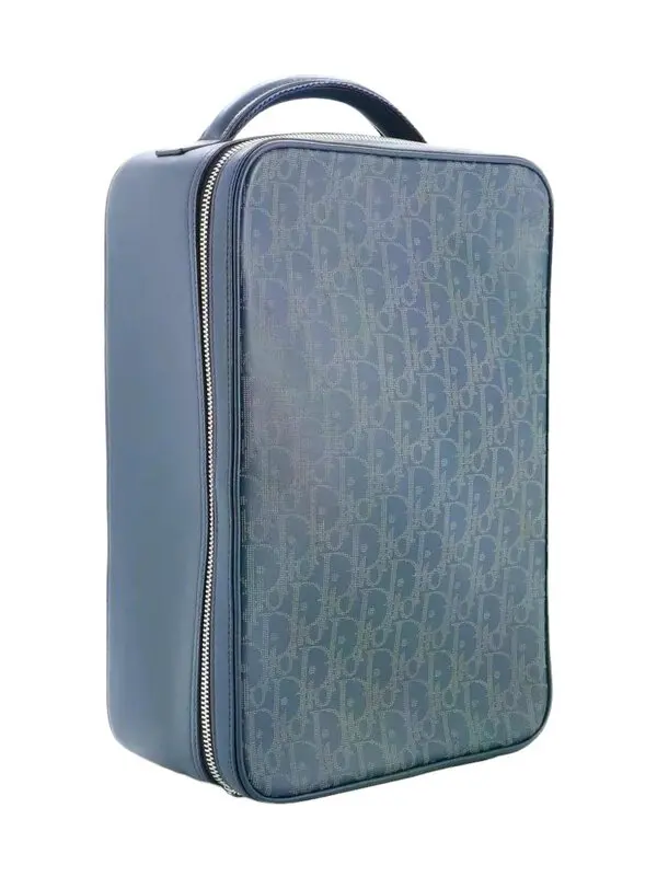 Dior World Tour Oblique Galaxy Leather Crossbody Bag - Blue
