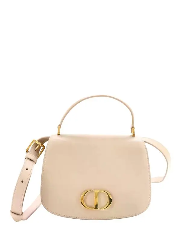 Dior Leather 30 Montaigne Avenue Top Handle Bag Satchel - Neutrals