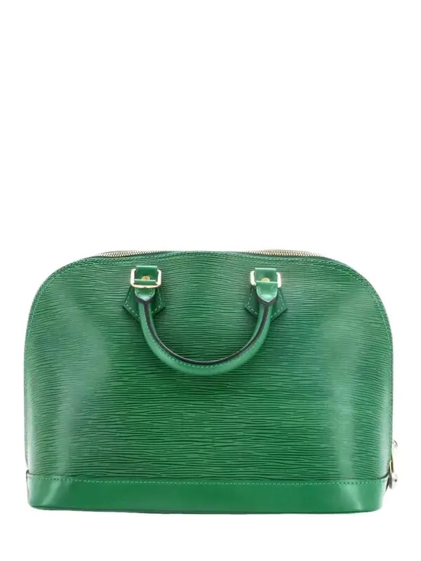 LOUIS VUITTON Epi Leather Alma Pm Satchel - Green