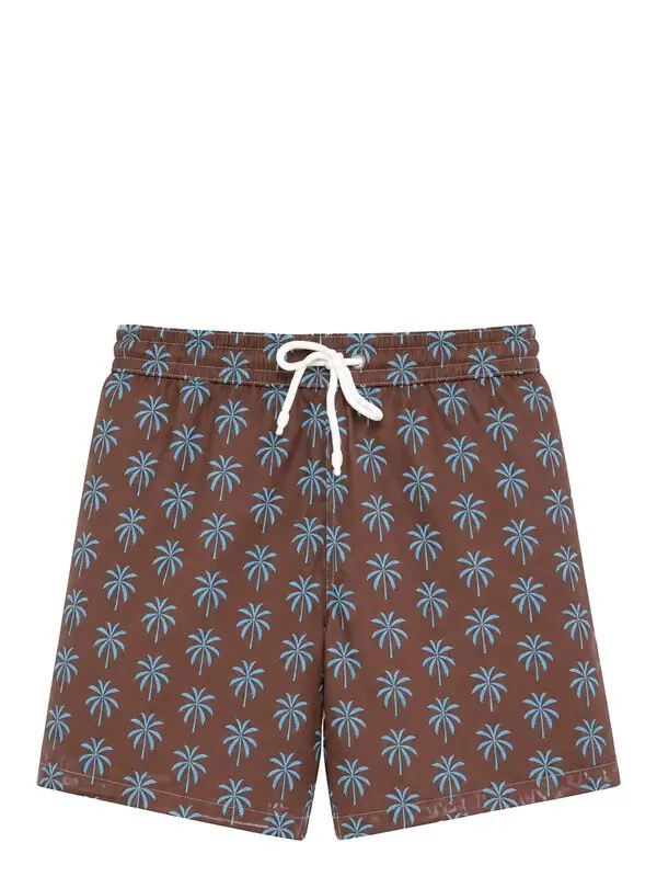 Jacques Zolty Kai Swim Trunks - Blue/brown