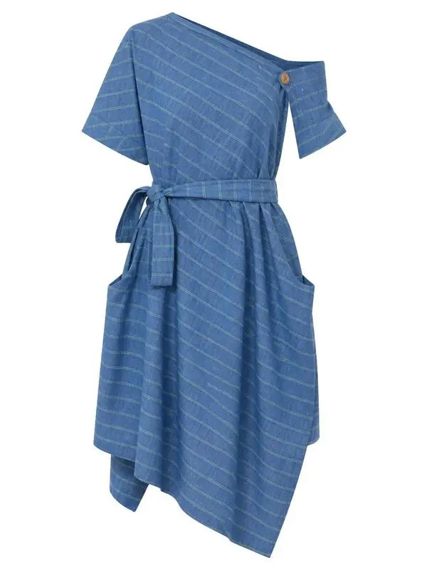STUART TREVOR Pirate Dress - Blue