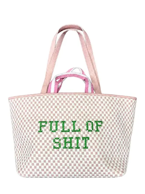 LILLY LOVES Embroidered Shoulder Bag - Pink