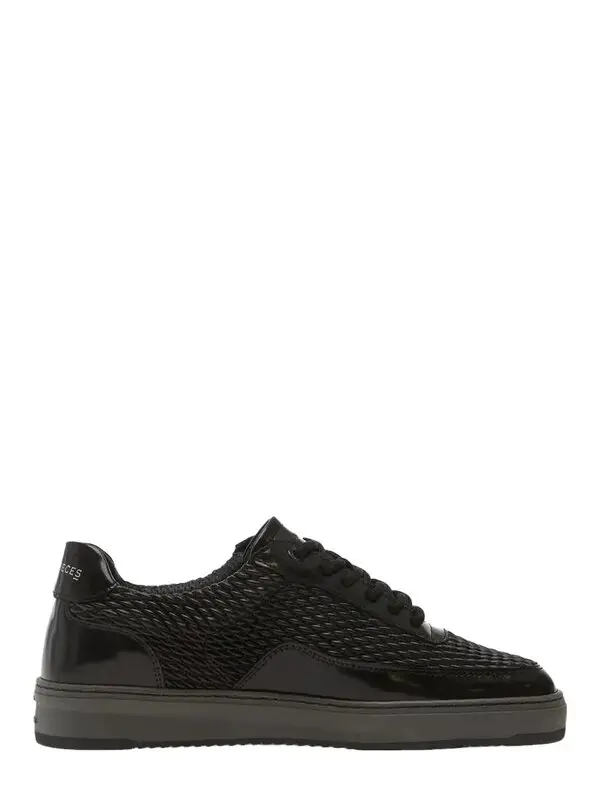 Filling Pieces Mondo Reed Woven-panel Sneakers - Black