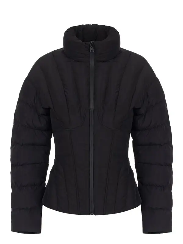Elisabetta Franchi Short Down Jacket - Black