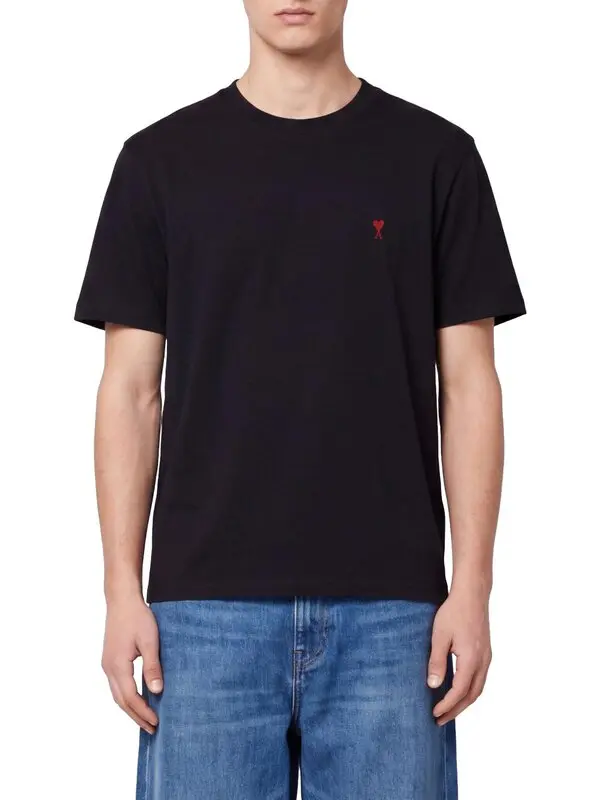 AMI Paris T-shirt Colour - Black