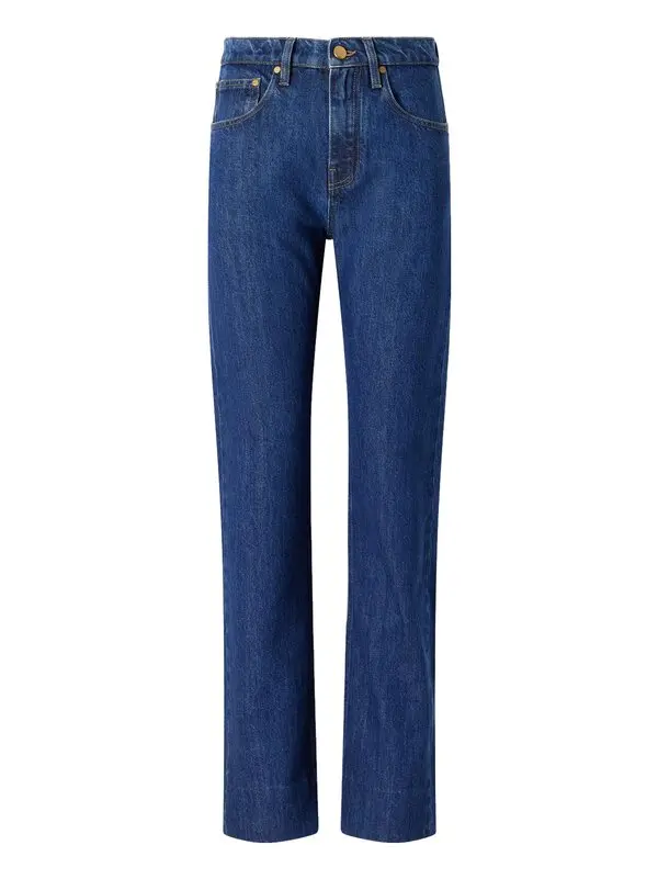 JIL SANDER Mid-rise Straight-leg Jeans - Blue
