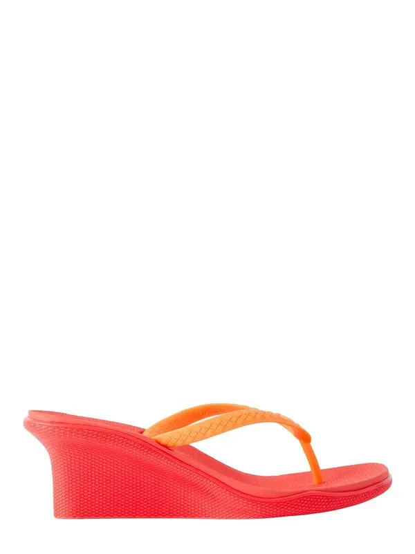 BLOUMME Pilar Recycled Thong Sandals - Red