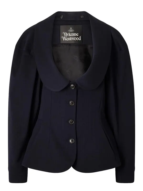 VIVIENNE WESTWOOD Bergere Cotton And Wool-blend Blazer - Blue