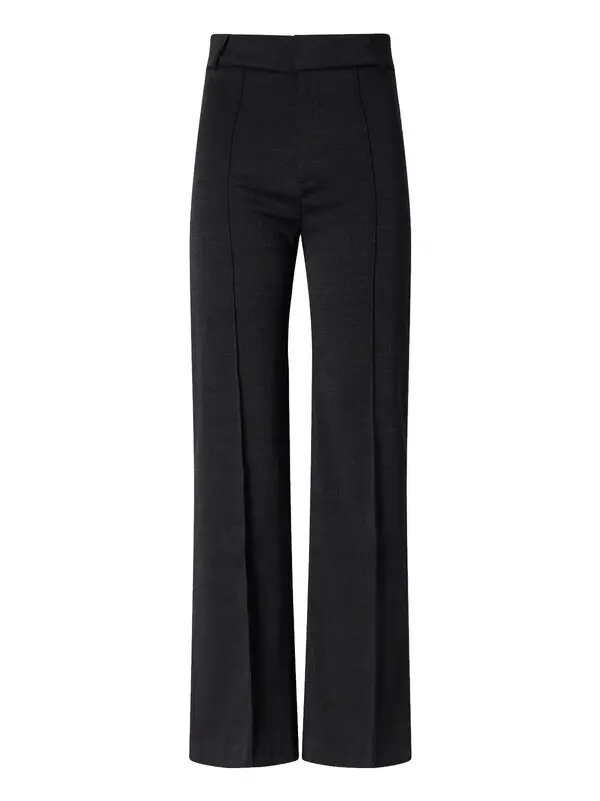 DESTREE Yoshitomo Drill Wide-leg Pants - Black