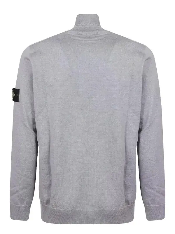 Stone Island 5100025 Light Pure Rws Wool Jumper - Grey