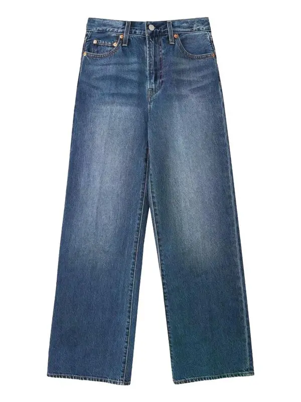 LEVI'S Ribcage Wide-leg Jeans - Blue