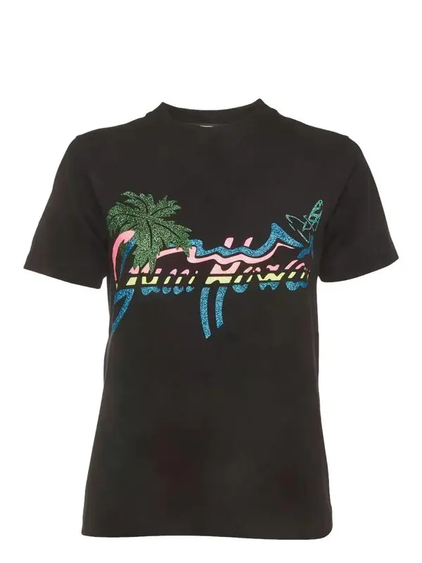 Gucci Hawaii Graphic T-shirt - Black
