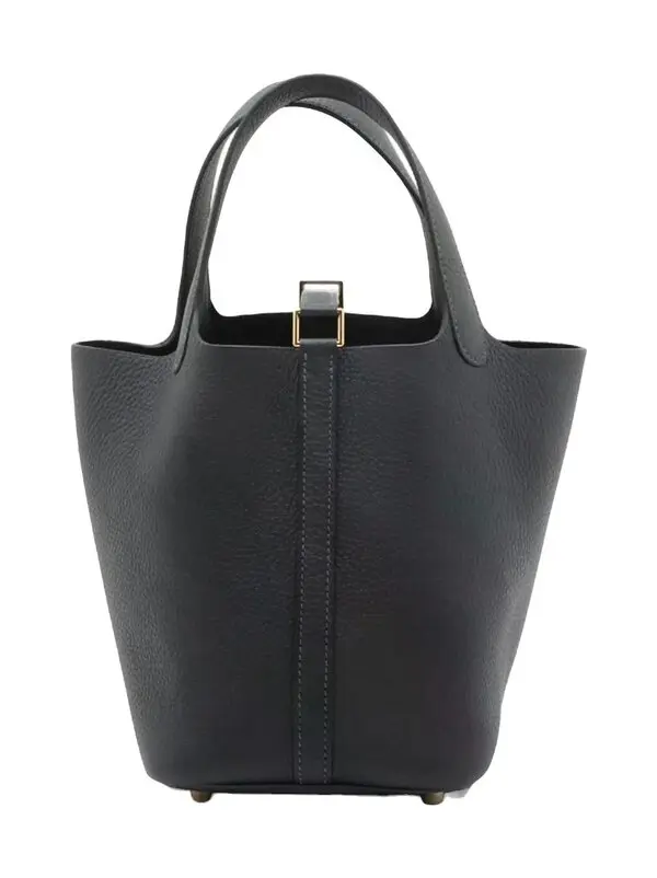 Hermès Clemence Picotin Lock 18 Handbag - Blue