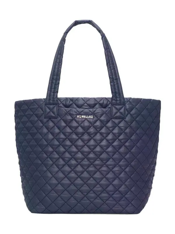 Mz Wallace Medium Metro Deluxe Quilted Tote Bag - Blue