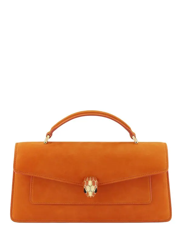BVLGARI Serpenti Forever Top-handle Bag - Orange