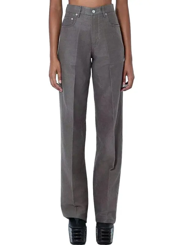 Rick Owens Straight-leg Five-pocket Trousers - Grey