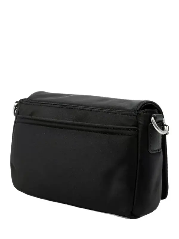 AMI Paris Logo-patch Shoulder Bag - Black