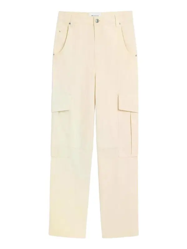 AMI Paris Cotton Cargo Trousers - Neutrals