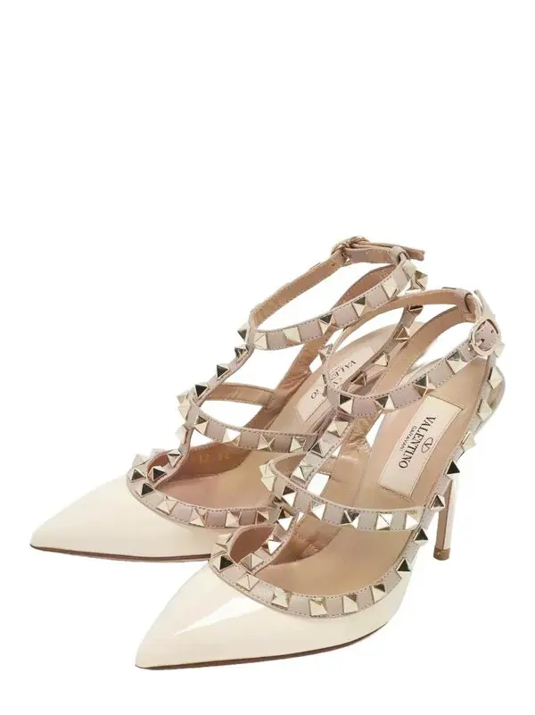 Valentino Garavani Rockstud Heeled Pumps - Neutrals