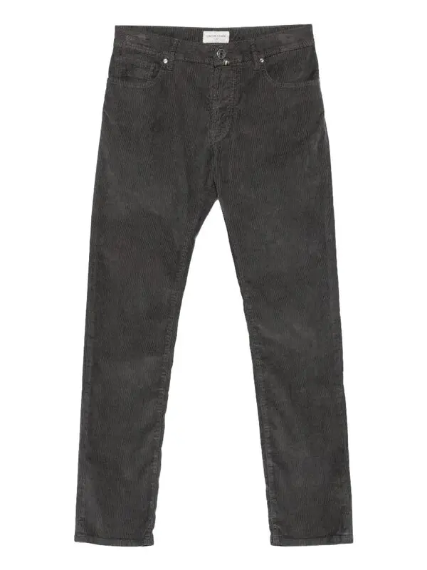 Jacob Cohen Corduroy-effect Trousers - Grey