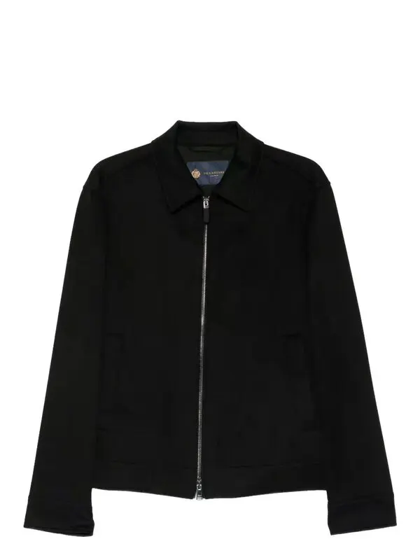 Paul & Shark Cashmere Zip-up Jacket - Black