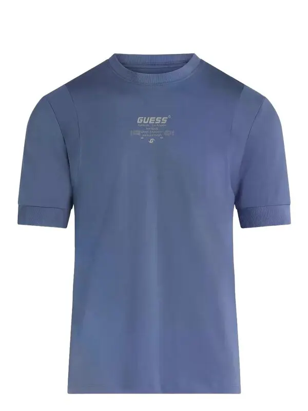 Guess Logo Lettering T-shirt - Blue