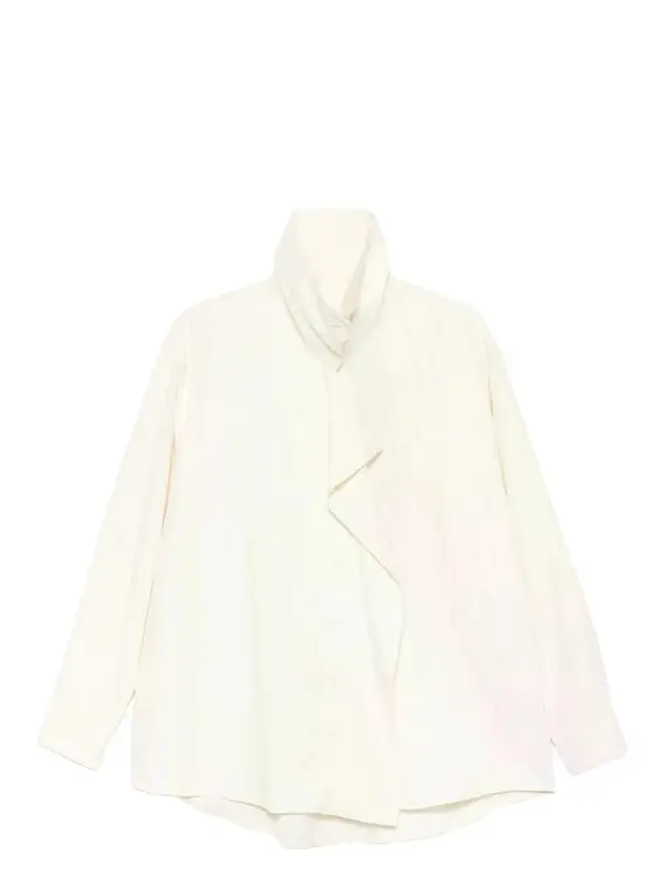 Source Unknown Dhani Ruffled Shirt - Neutrals