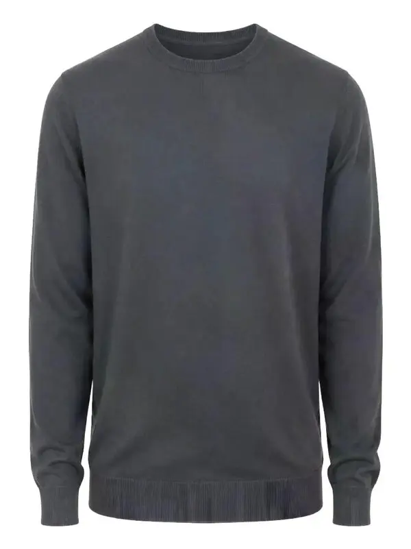 FILERIA Crew-neck Long-sleeve Sweater - Grey