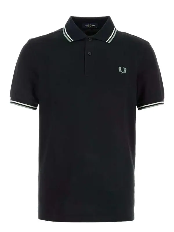 Fred Perry Twin Tipped Polo Shirt - Black