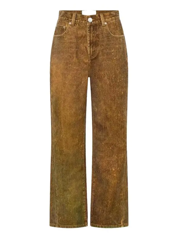 ONETEASPOON Baxters Acid-wash Jeans - Brown
