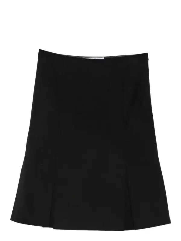 Miu Miu 2000s Pleated Skirt - Black