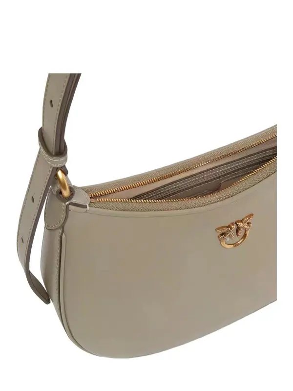 Pinko Love Half Moon Shoulder Bag - Neutrals