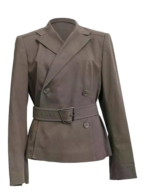 Akris Belted Double-breasted Jacket - Brown