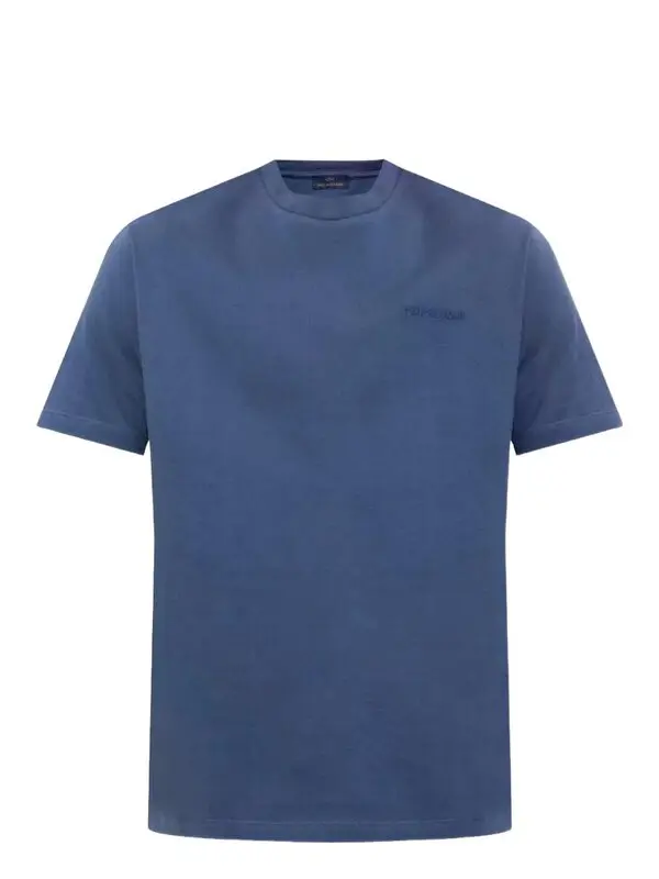 Paul & Shark Embroidered-logo T-shirt - Blue