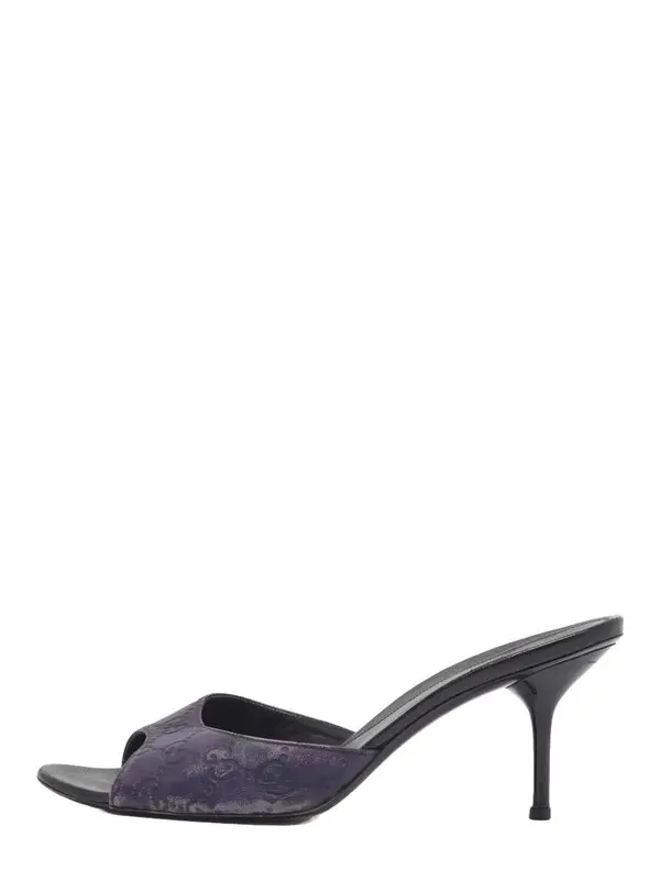 Gucci Guccissima Leather Sandals - Purple