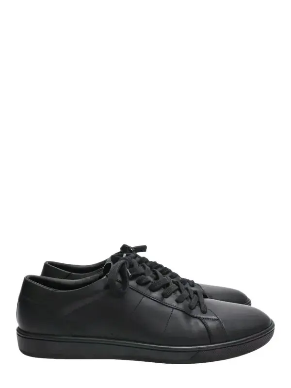 Saint Laurent Sl/01 Low-top Leather Sneakers - Black