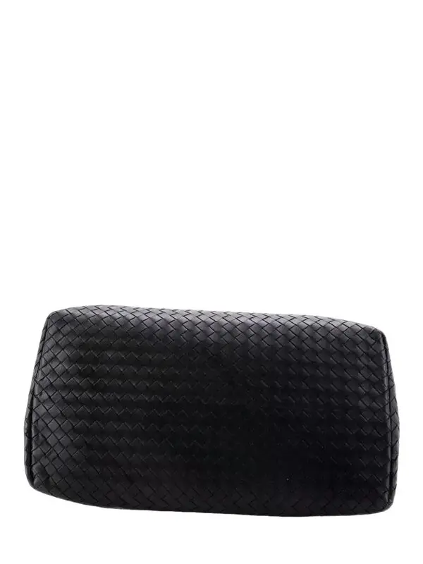 Bottega Veneta Roma Intrecciato Nappa Medium Tote Bag - Black