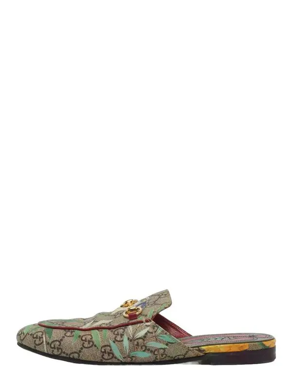 Gucci Princetown Horsebit Mules - Brown