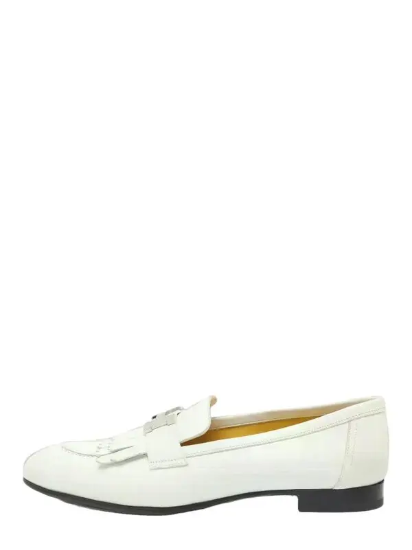 Hermès Royal Leather Loafers - White