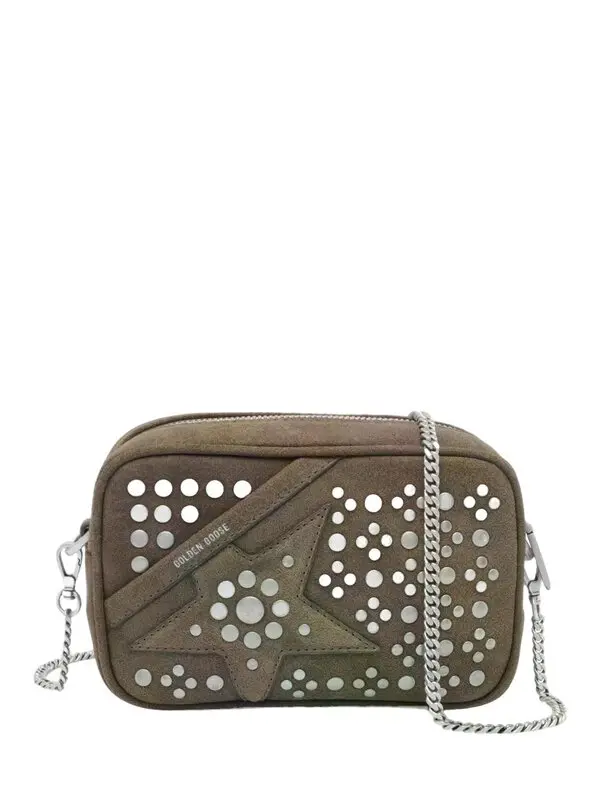 GOLDEN GOOSE Star Studded Cross Body Bag - Brown