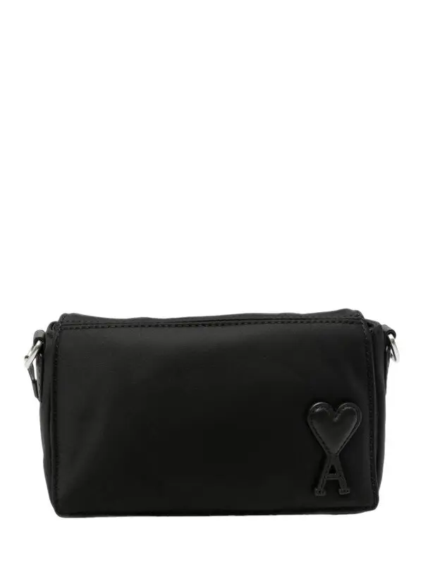 AMI Paris Marcel Nylon Camera Bag - Black