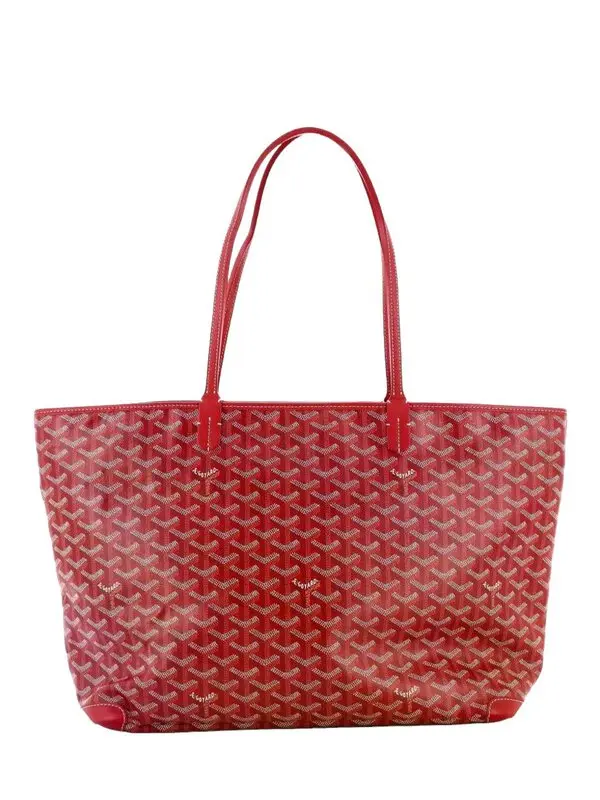 Goyard Artois Tote Coated Canvas Mm Shoulder Bag - Red
