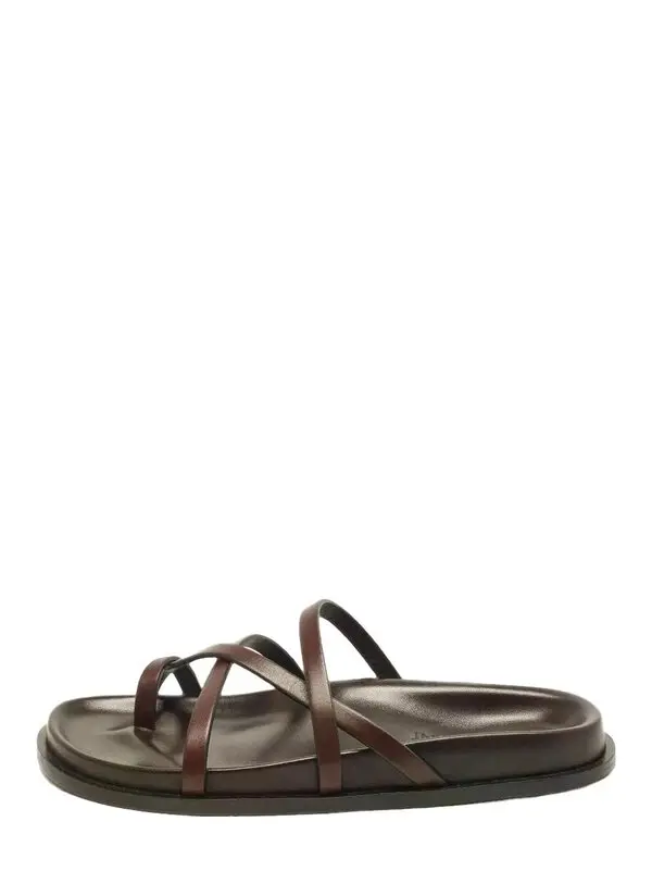 Saint Laurent Jimmy Strappy Sandals - Brown