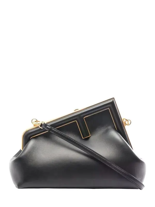 Fendi Nappa First Cross Body Bag - Black