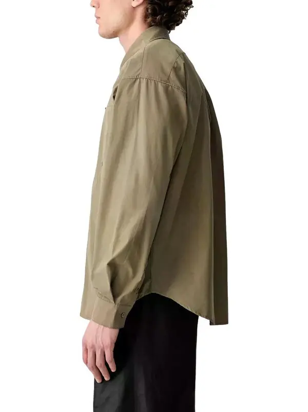 Rains Light Logo-embroidered Shirt - Neutrals