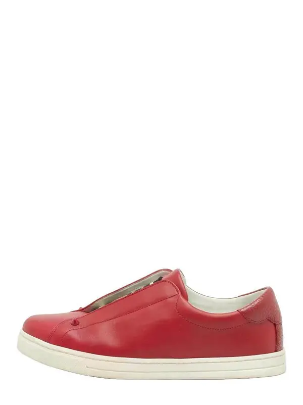 Fendi Rockoclick Ff Slip-on Sneakers - Red